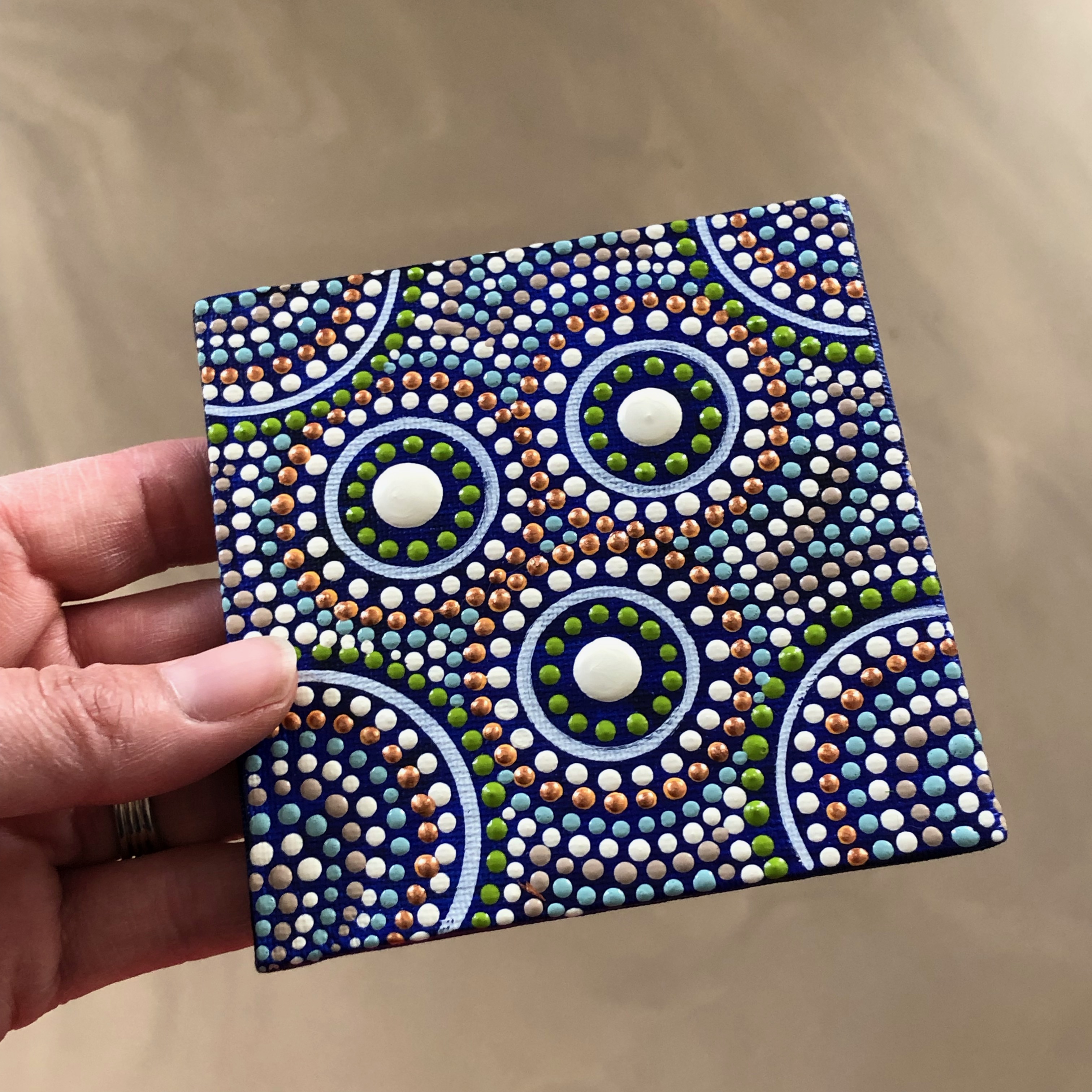 Bunch of circles: day 21 of 100 days of making artworks with tiny dots